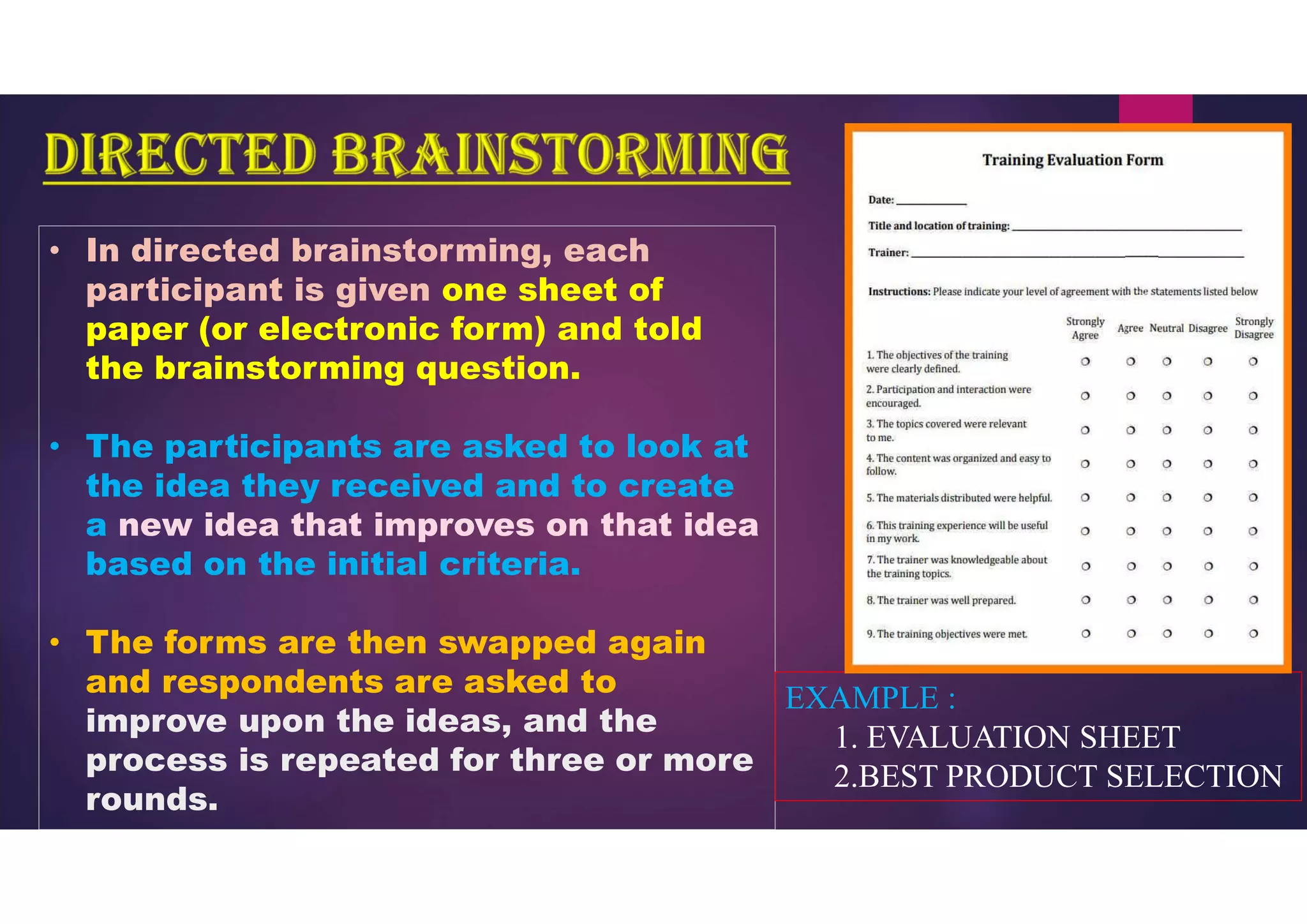 Brain storming | PDF