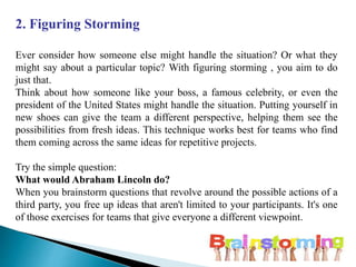 Brain storming | PPTX