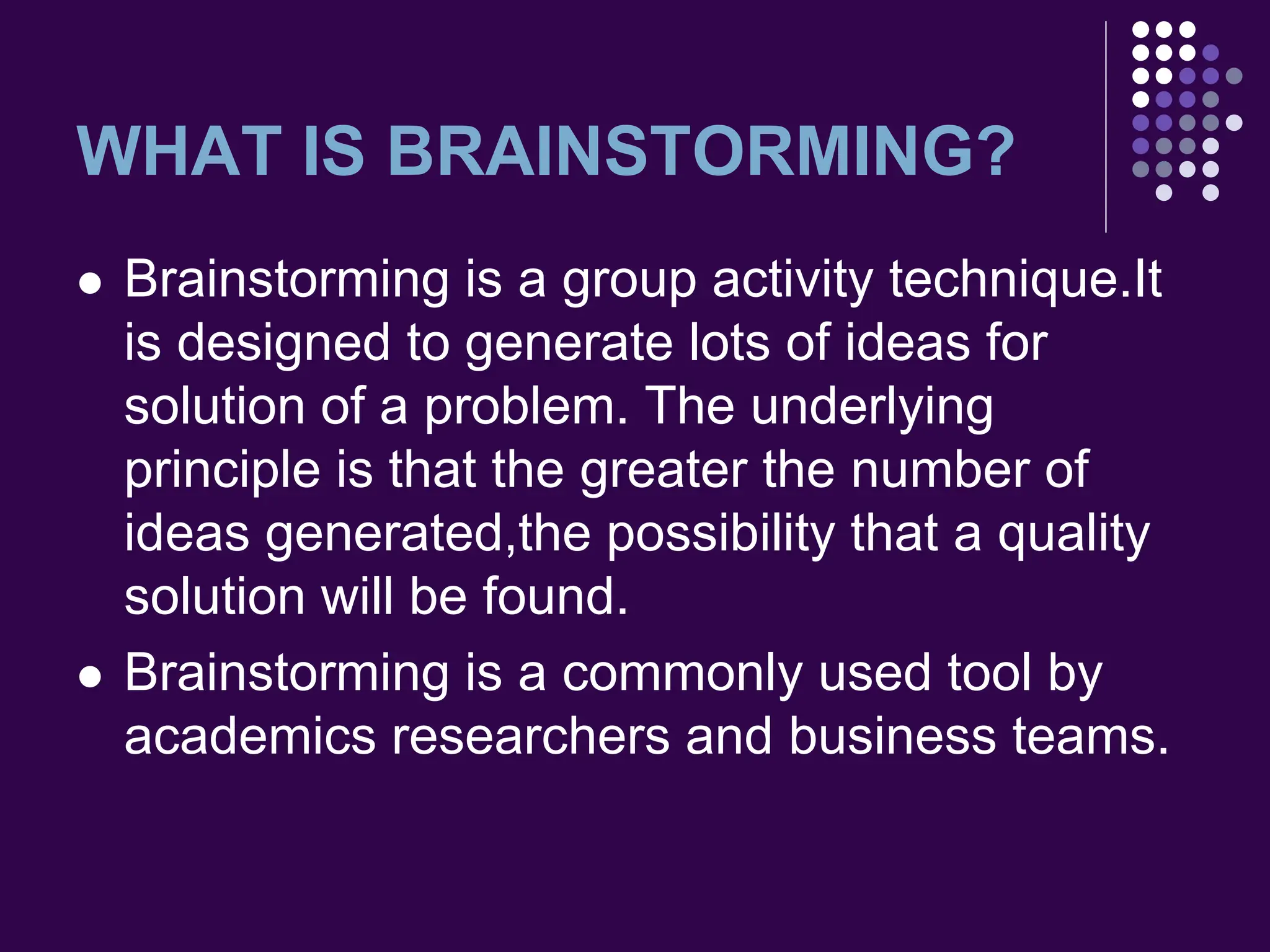 Brainstorming for students and in office.ppt