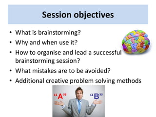 Brainstorming creative problem solving | PDF