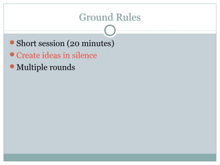 Brainstorming marwan | PPT