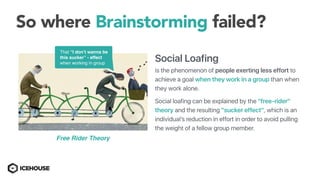 Why Brainstorming Sucks | PPT
