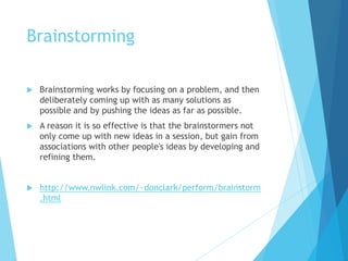 Brainstormingconceptmaps | PPTX