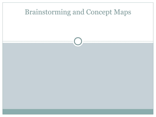 Brainstorming conceptmaps sp_14 | PPT