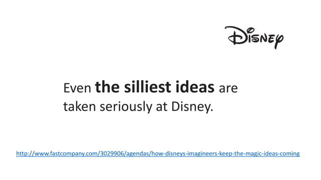 Brainstorming - the disney method | PPT