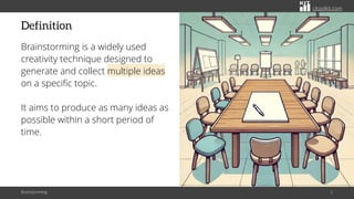 Brainstorming: A Key Technique for Idea Generation and Problem Solving ...