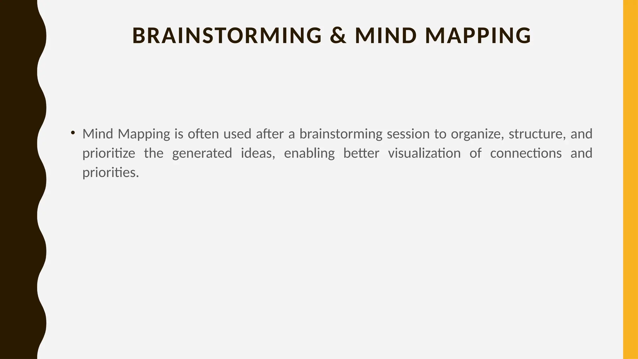 Brainstorming & Mind Mapping.pptx.............. | PPTX