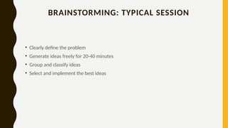 Brainstorming & Mind Mapping.pptx.............. | PPTX