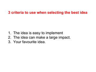 Brainstorming - the nominal method | PDF