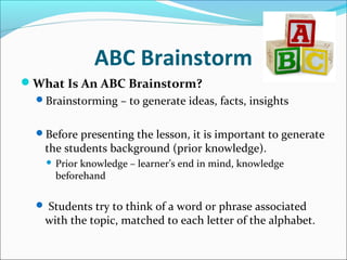 Brainstorming & Note-taking | PPT