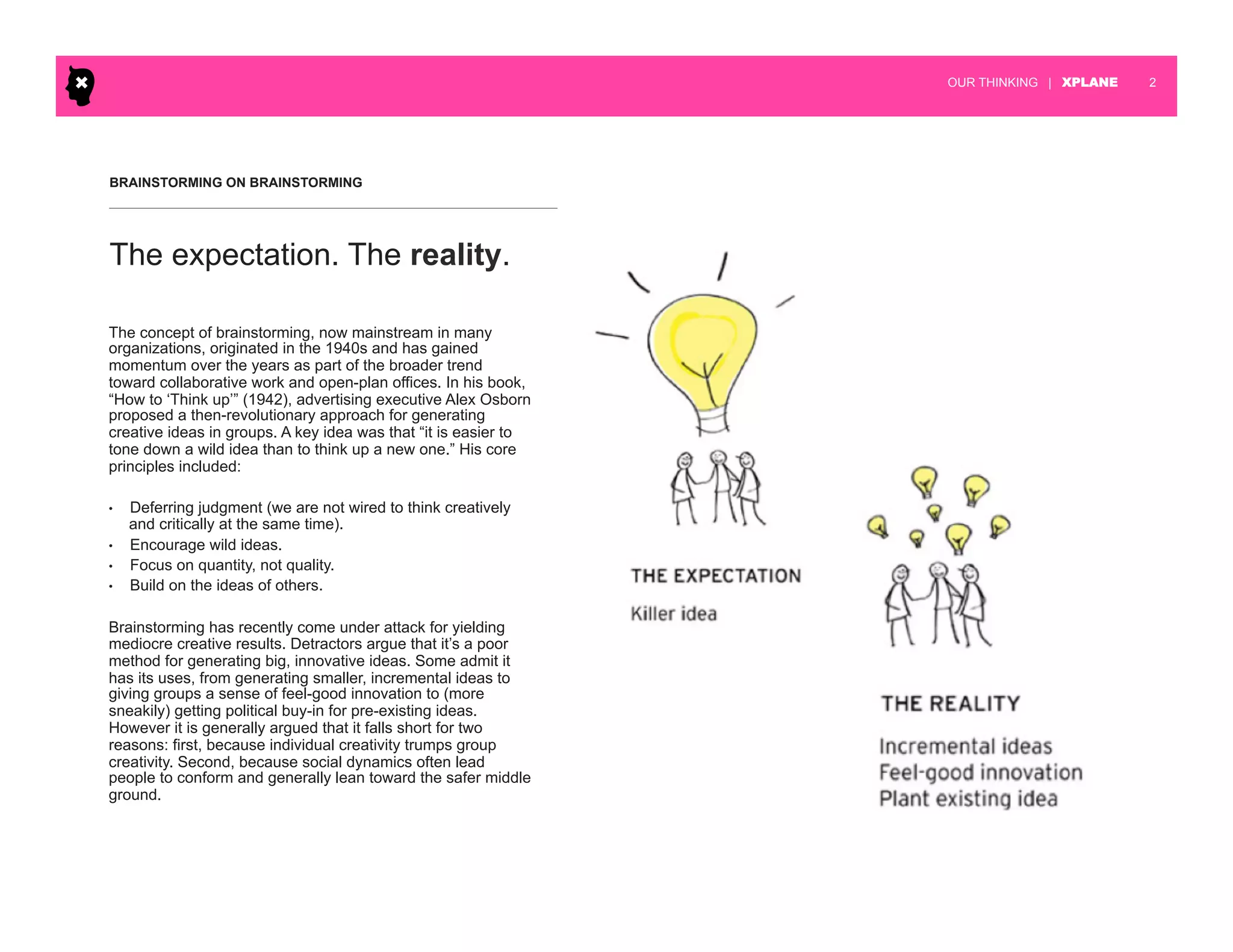 Brainstorming on Brainstorming | PDF