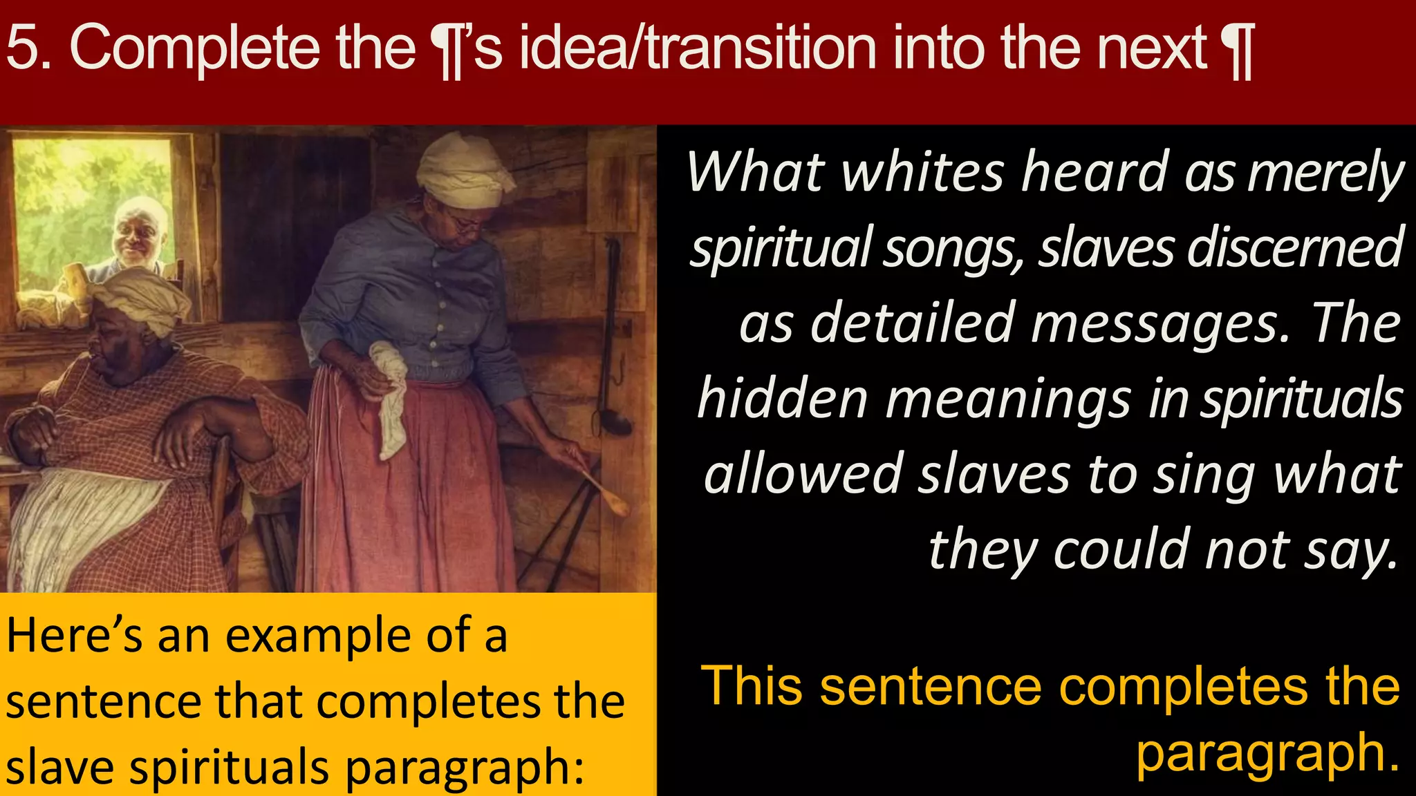 Brainstorm Paragraph Organization | PPTX