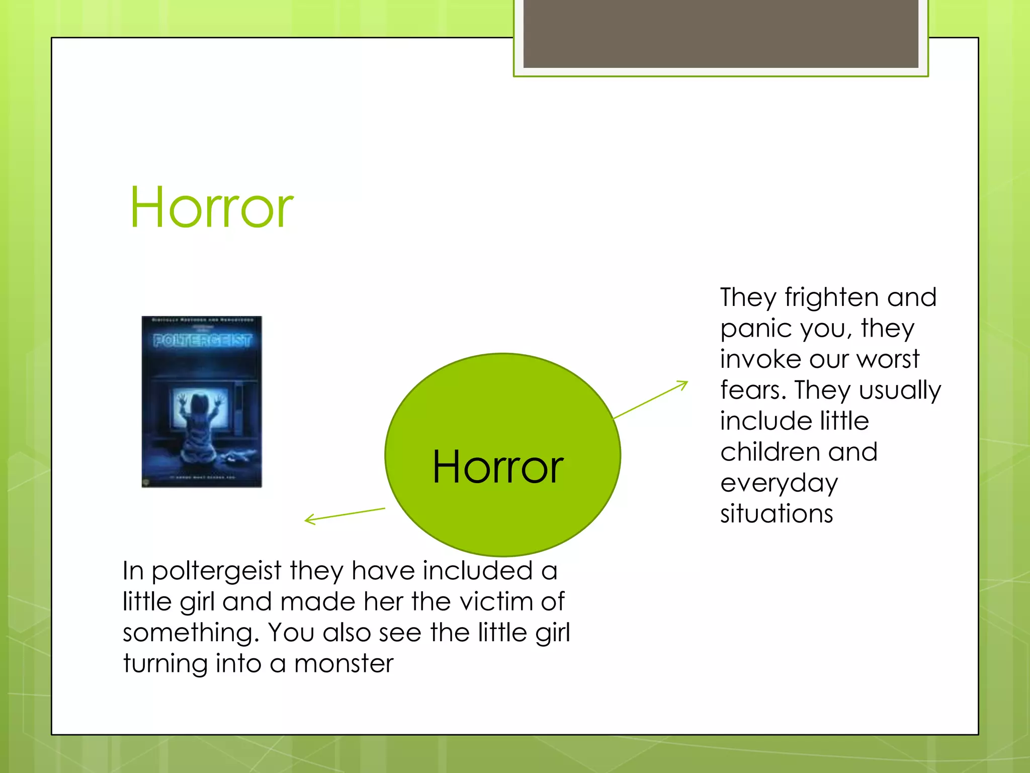 Brainstorms on different types of genres | PPTX