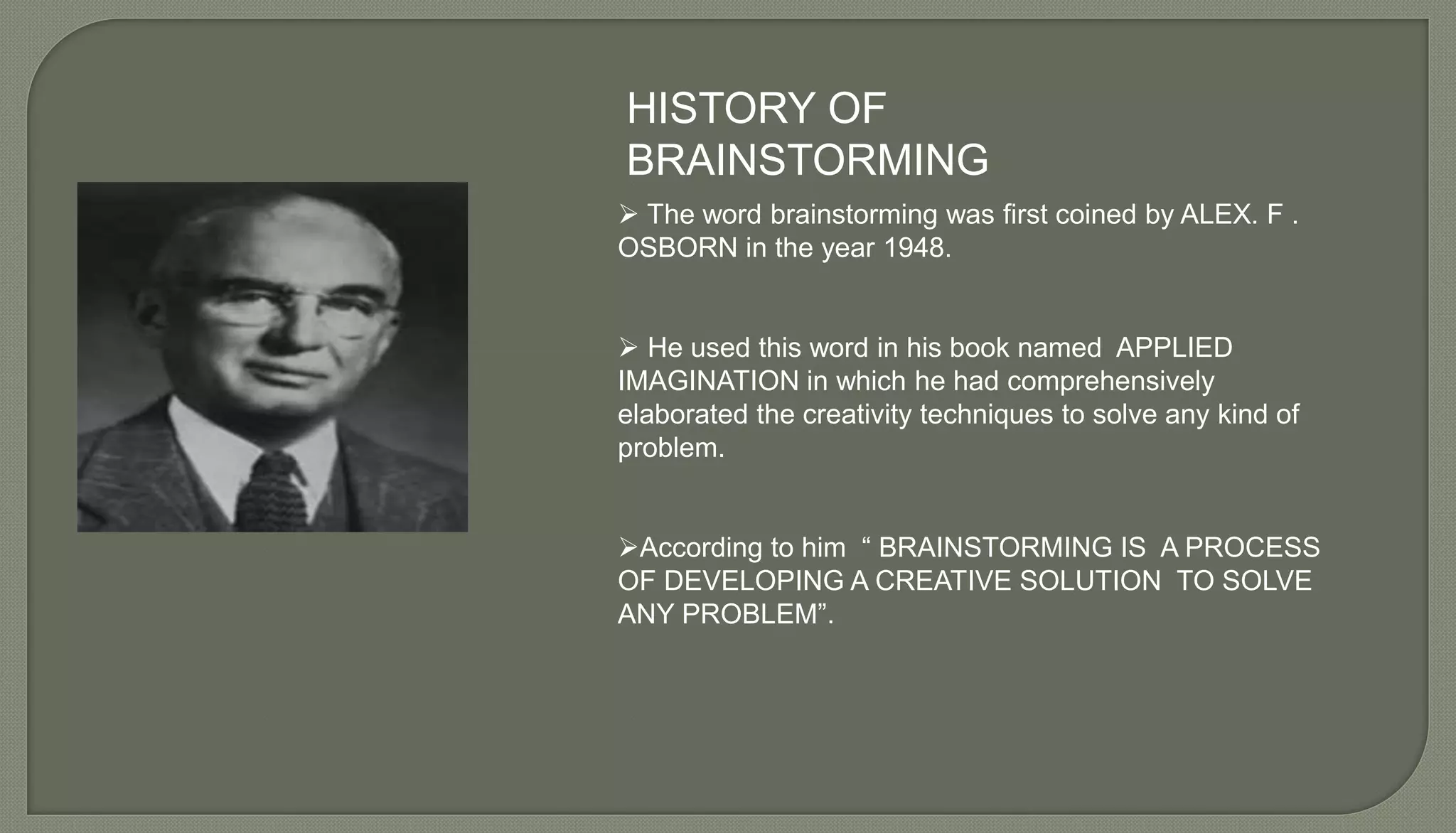Brain stroming | PPTX