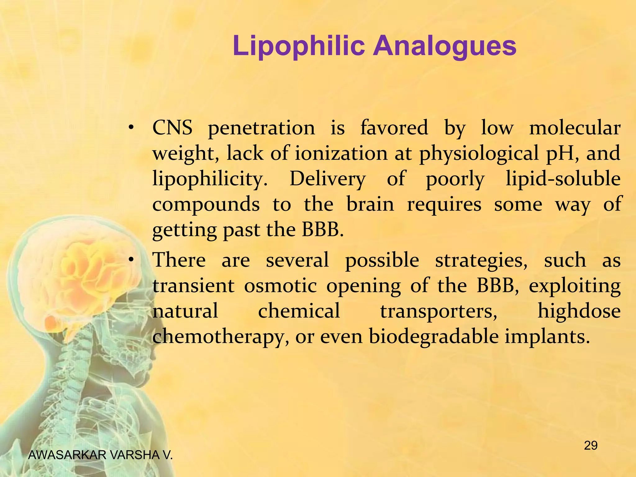 Brain targeted drug delivery system | PPTX