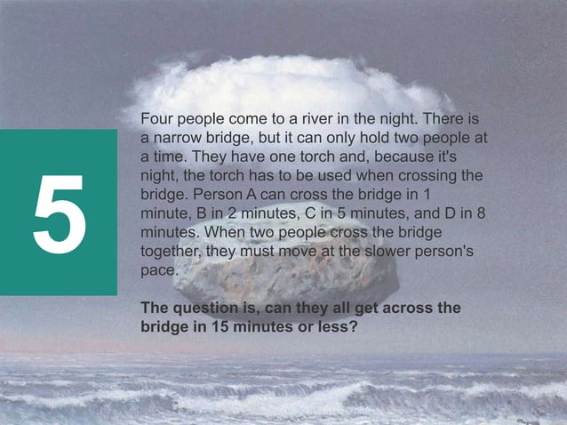 8 (fun) Brain Teasers To Jumpstart Your Creativity! | PPTX