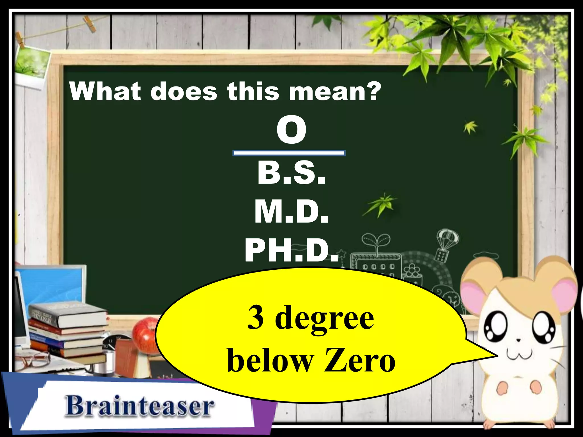 Brain teaser ppt | PPTX