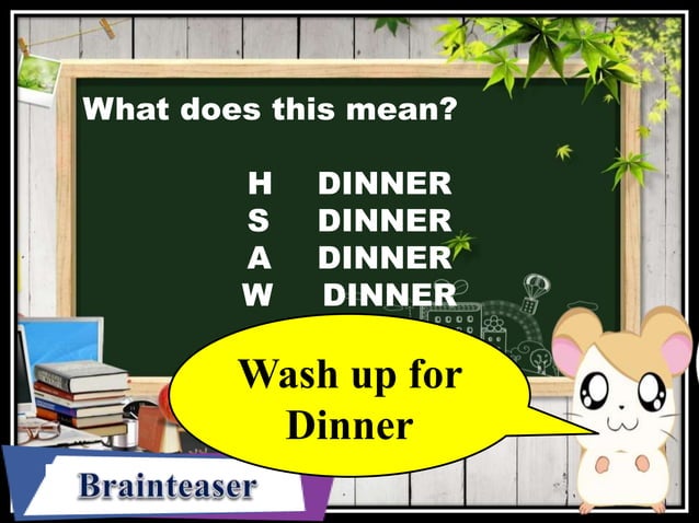 Brain teaser ppt