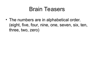 Brain Teasers00000000000000000000001.ppt