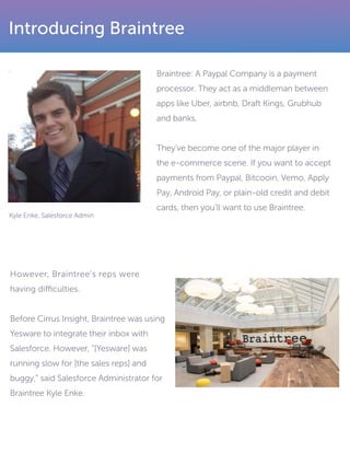 Braintree Case Study | PDF | Email | Internet
