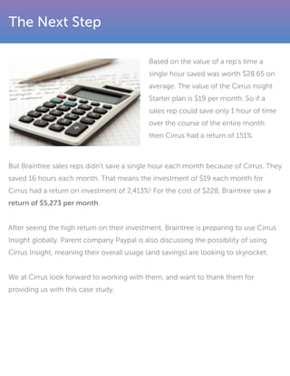 Braintree Case Study | PDF | Email | Internet