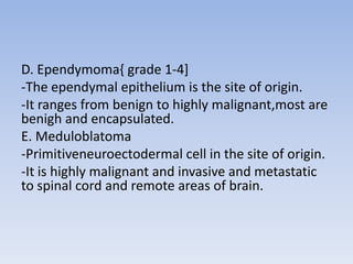 Brain tumor | PPTX