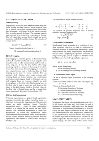 Brain tumor detection and segmentation using watershed segmentation and morphological operation ...