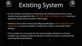 brain tumor detection along with explainable AI features | PPTX