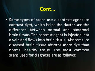 Brain tumor diagnosis | PPTX