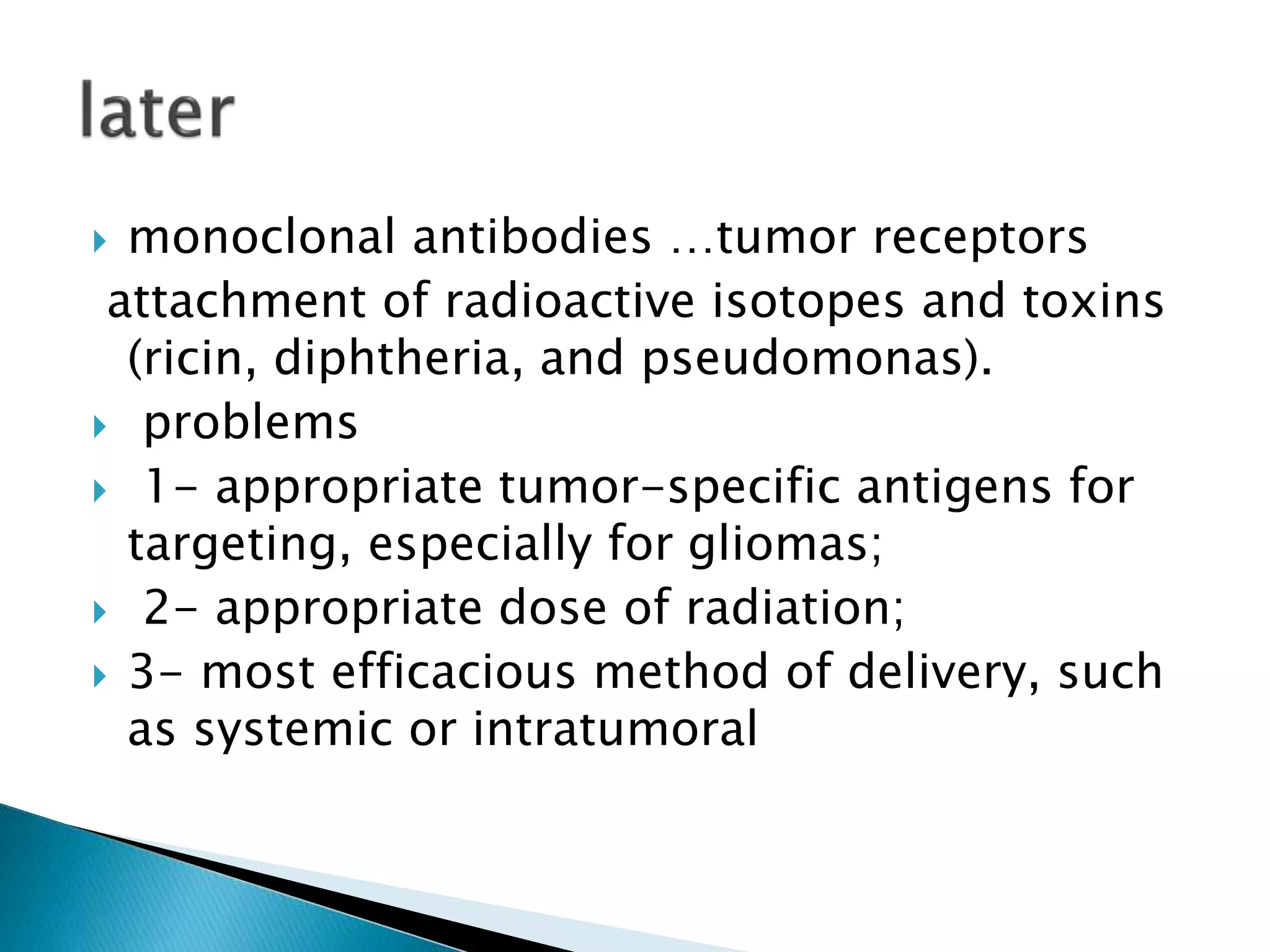 Brain tumor immunology and therapy | PPTX