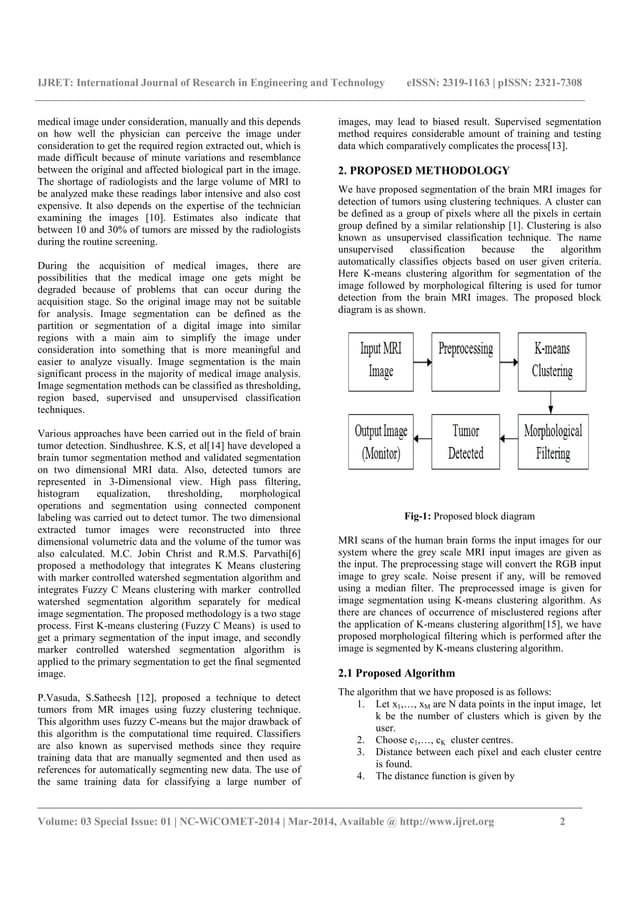 Brain tumor mri image segmentation and detection | PDF
