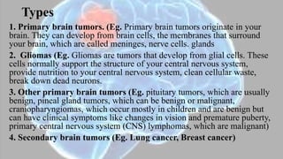 Brain tumors | PPTX