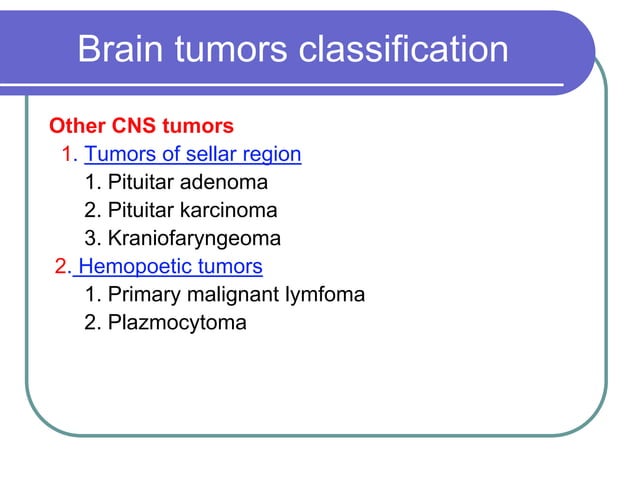 Brain Tumors Pathology and Management.ppt