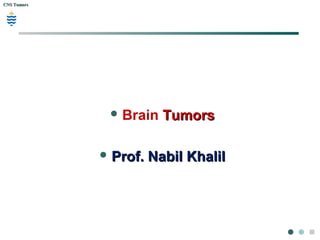 Brain tumours marsh 2017 | PPT