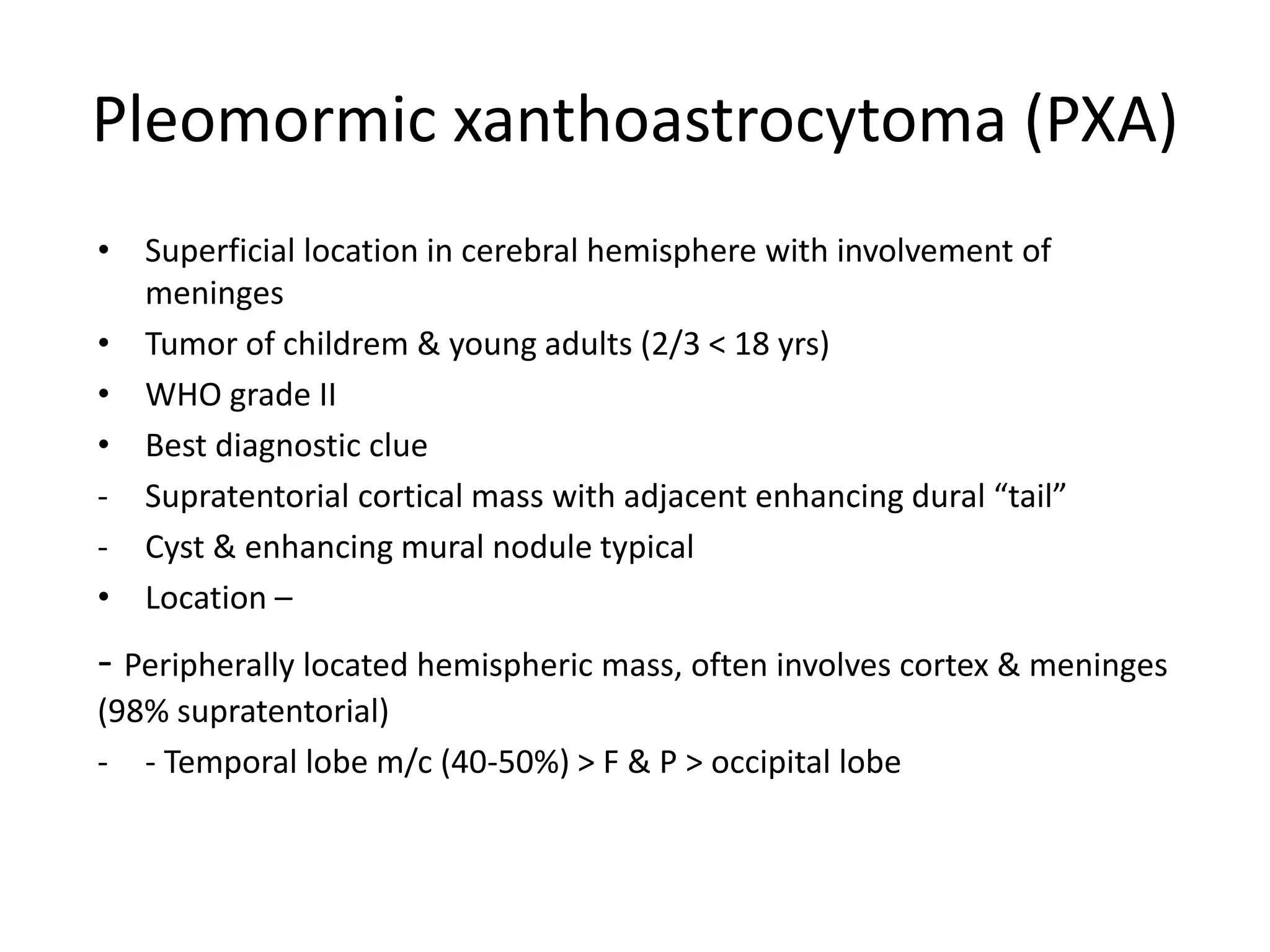 Brain tumours part 1 | PPTX