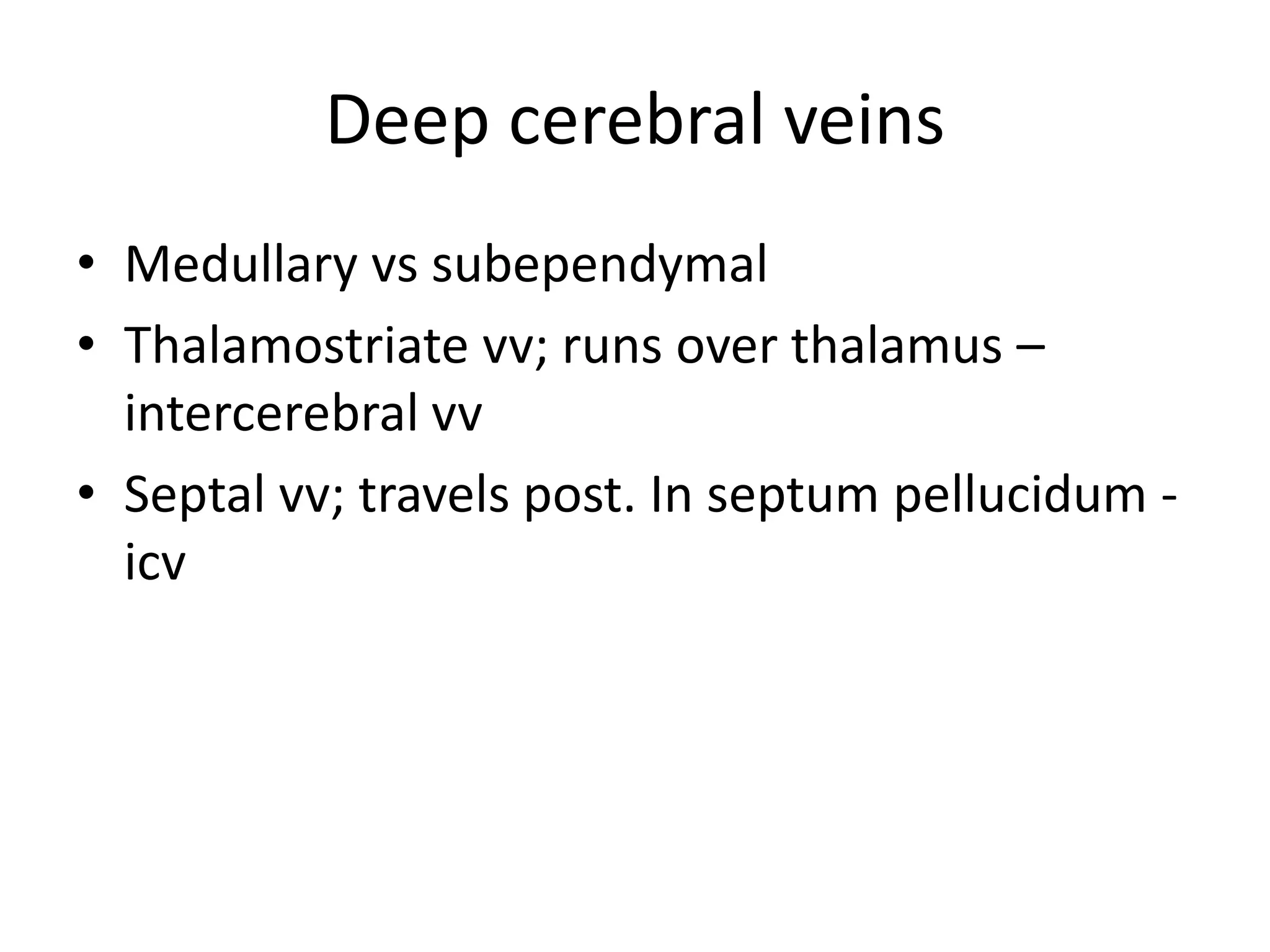 Brain venous drainage | PPTX