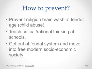 Brainwashing - What, why, how and preventing | PPTX