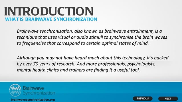 Brainwave entrainment | PPT