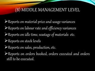 Reports Types & Management Information System | PPTX