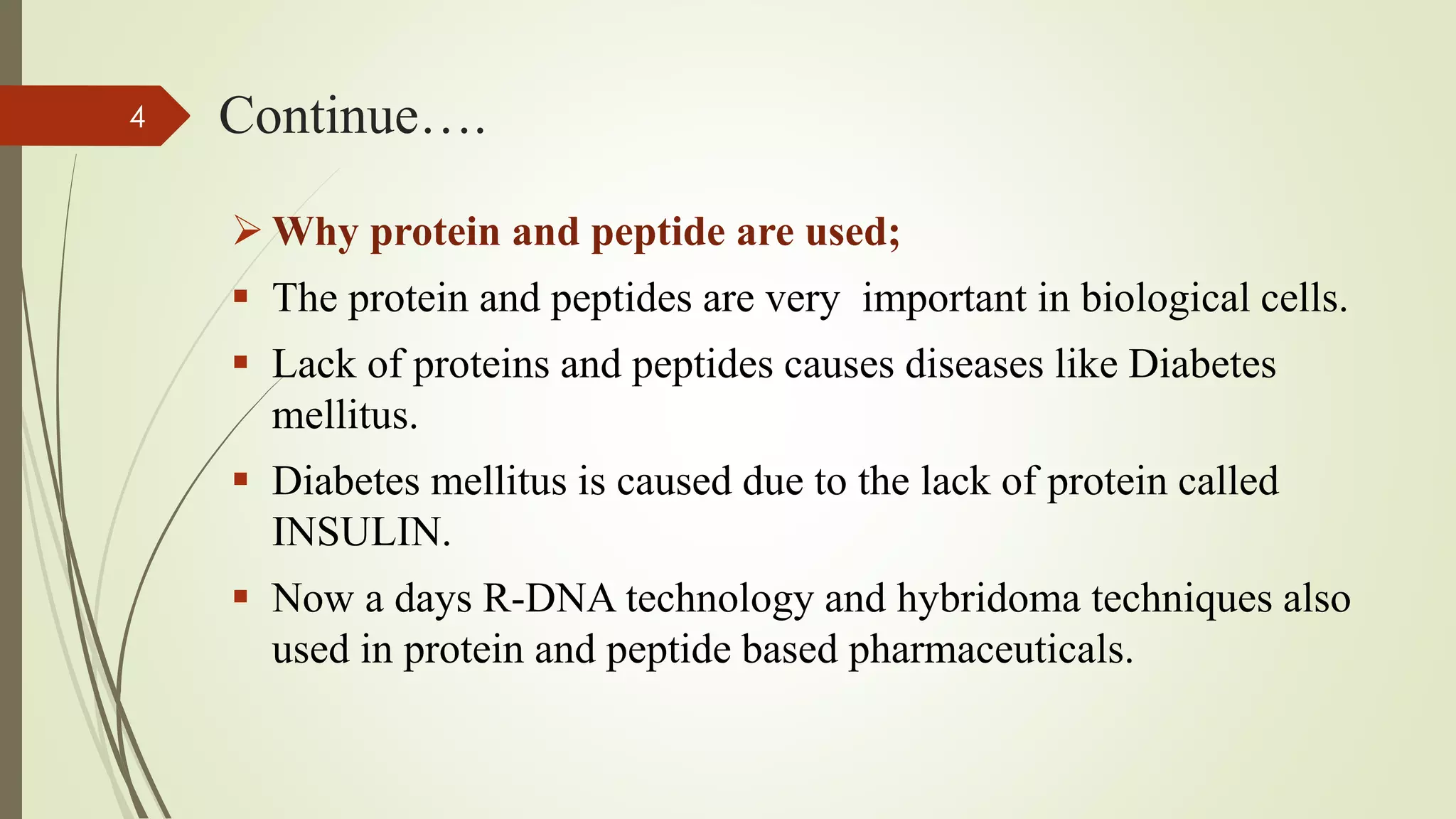 protein and peptide drug delivery system | PPTX