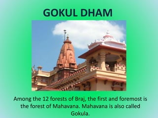 Important places of Vrindavan-Braj Mandal Parikrama .pptx