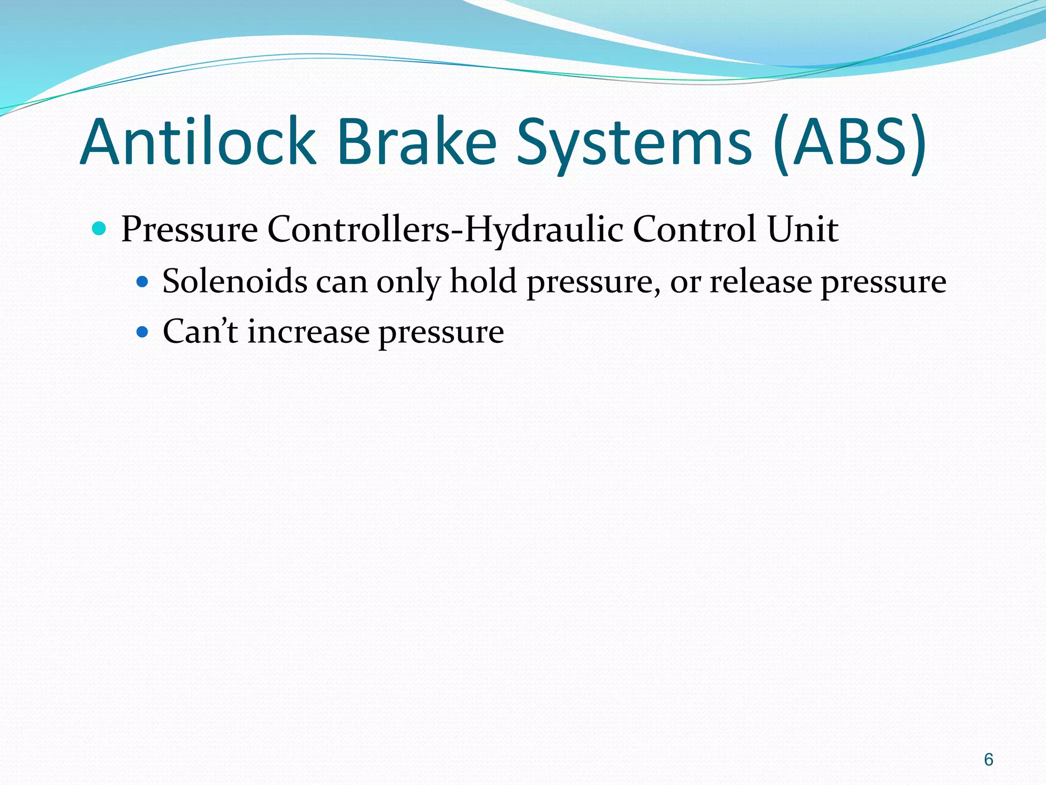 Brake abs theory | PPTX