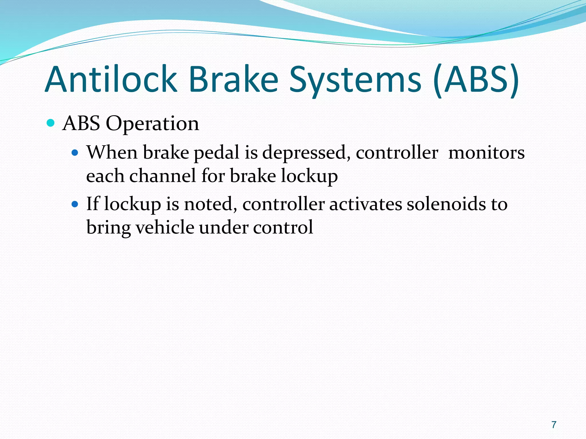 Brake abs theory | PPTX
