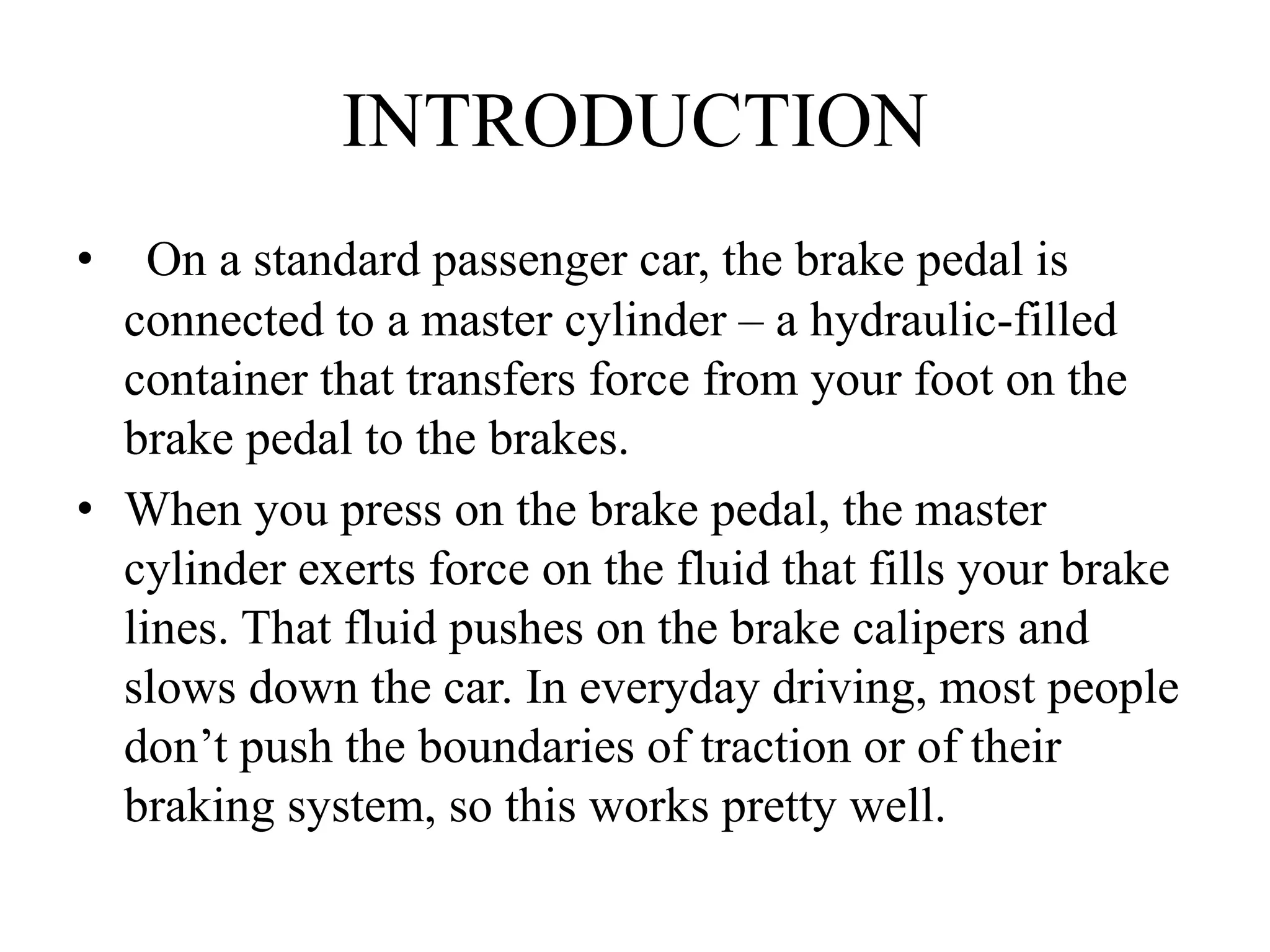 Brake bias | PPTX