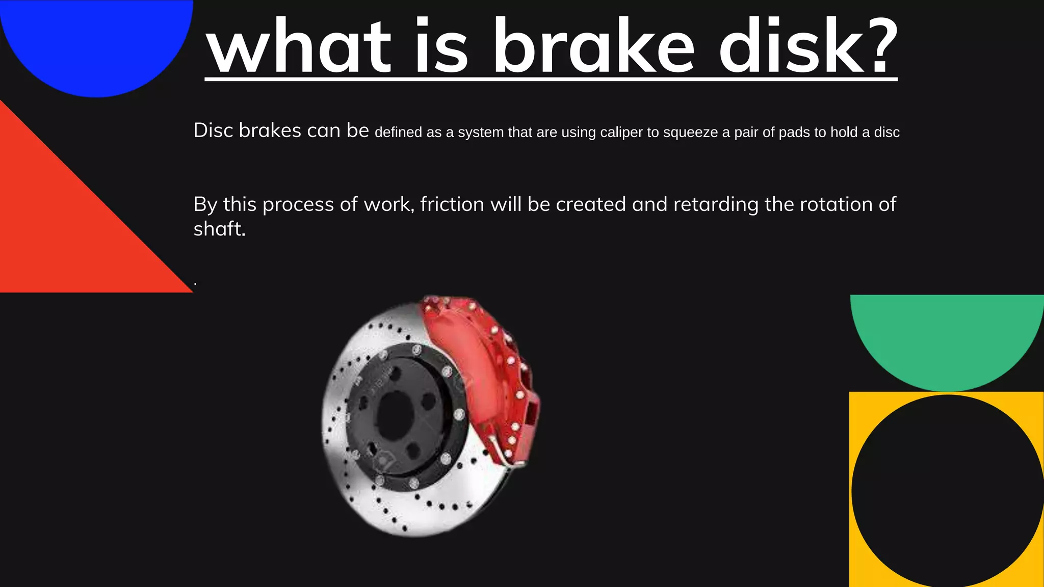 Brake disk | PPTX