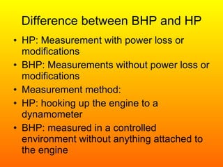 Brake horsepower | PPT