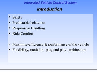 Integrated chassis control Brakenet 2002 | PPT