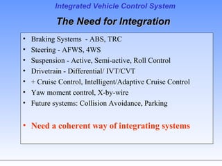 Integrated chassis control Brakenet 2002 | PPT