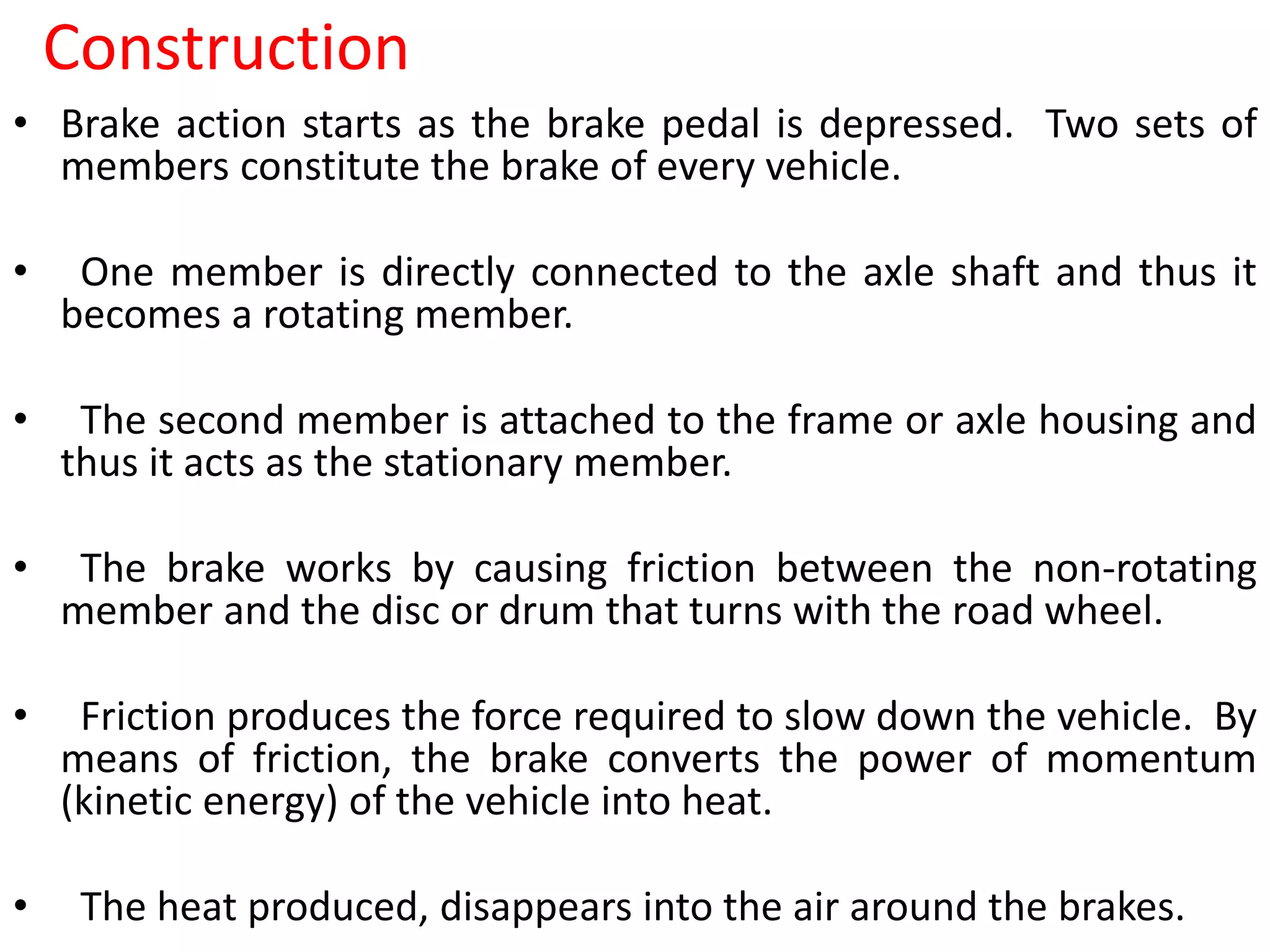 Brakes | PPTX