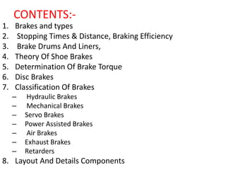 Brakes | PPTX